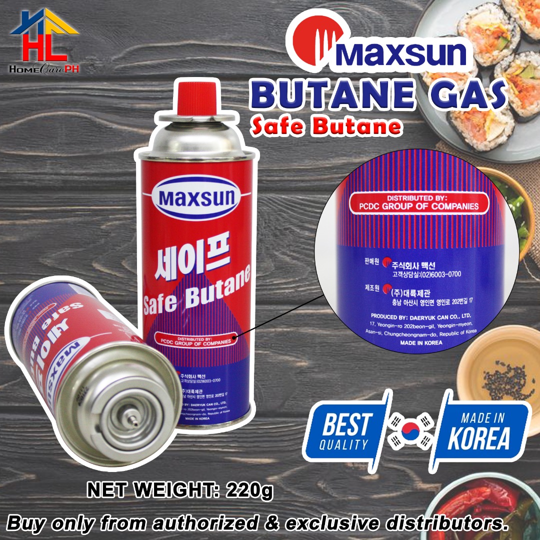 Maxsun Safe Butane Gas 220g, Furniture & Home Living, Kitchenware ...