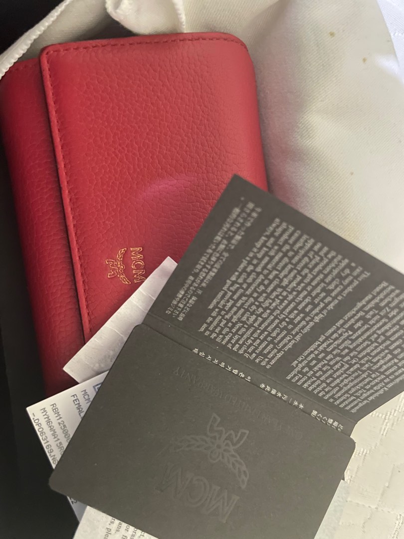 MCM Trifold Wallet, Luxury, Bags & Wallets on Carousell