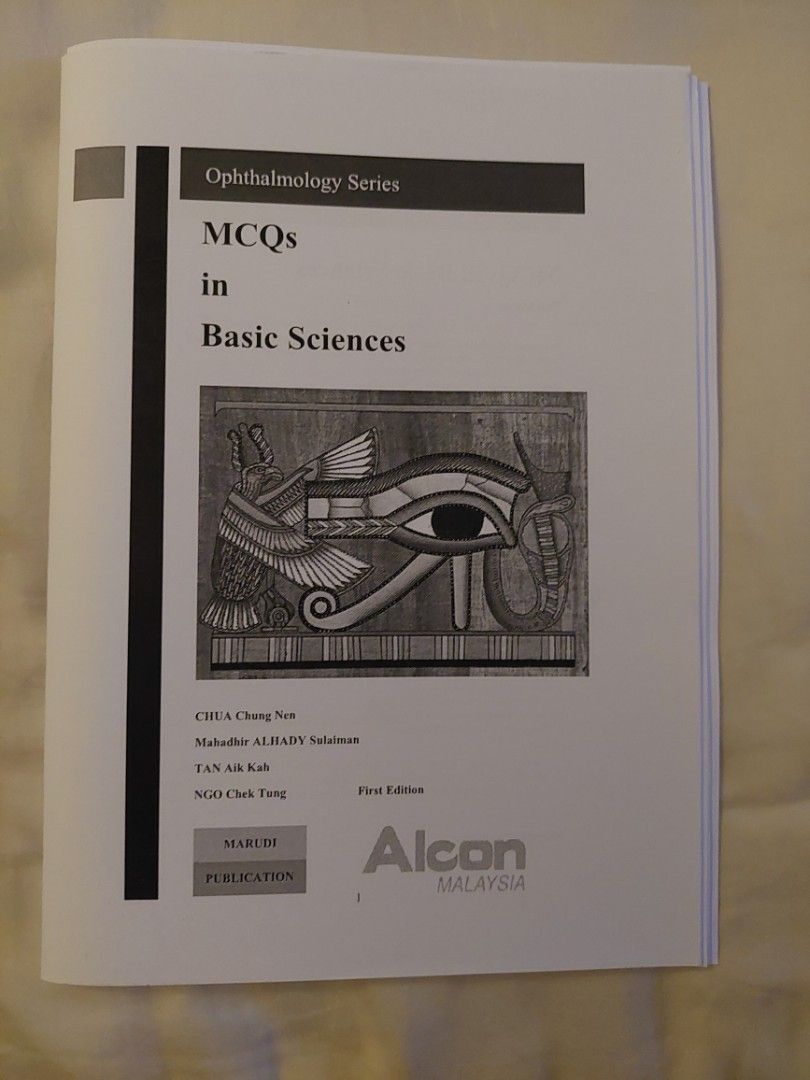 MCQs in Basic Sciences (Ophthalmology), Hobbies & Toys, Books & Magazines, Textbooks on Carousell