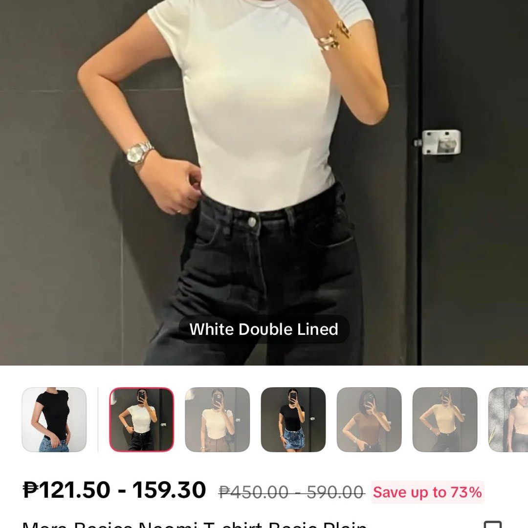 mera naomi basic top, Women's Fashion, Tops, Shirts on Carousell