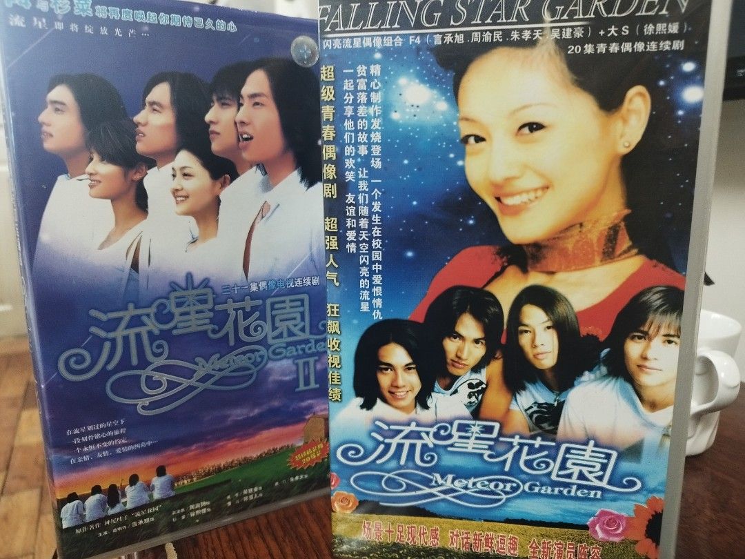 Meteor Garden 1 and 2 VCD Rare Copy Taiwan Edition not CD DVD Blu Ray Version Barbie Hsu, Jerry ...