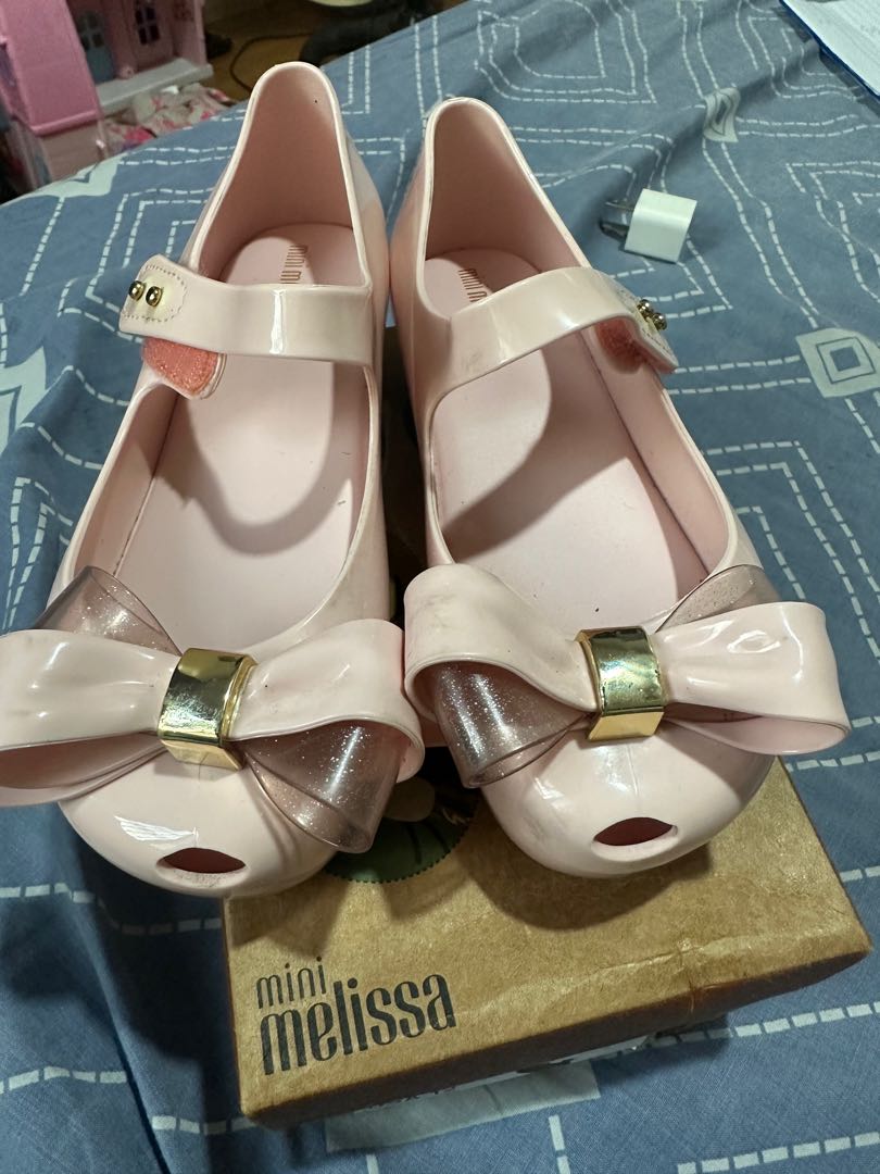 Mini Melissa Ultra Girl Pink, Babies & Kids, Babies & Kids Fashion on ...