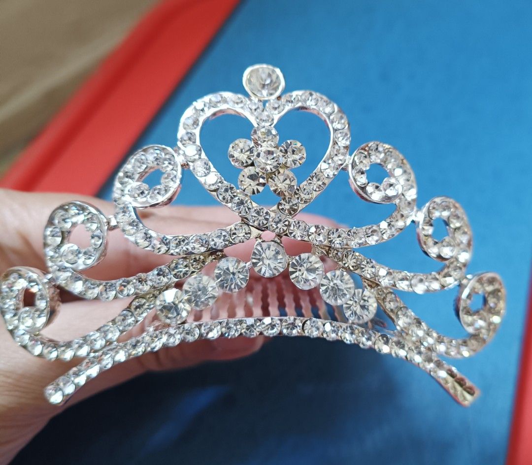 Mini Tiaras (different designs), Women's Fashion, Watches & Accessories ...