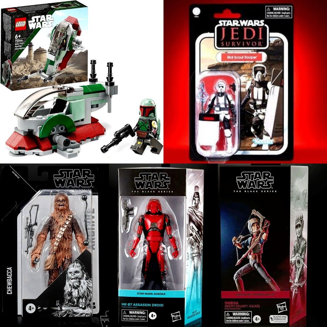 MISB Hasbro Star Wars Ansoka Black Series HK-87 Assassin Droid, The Bad ...