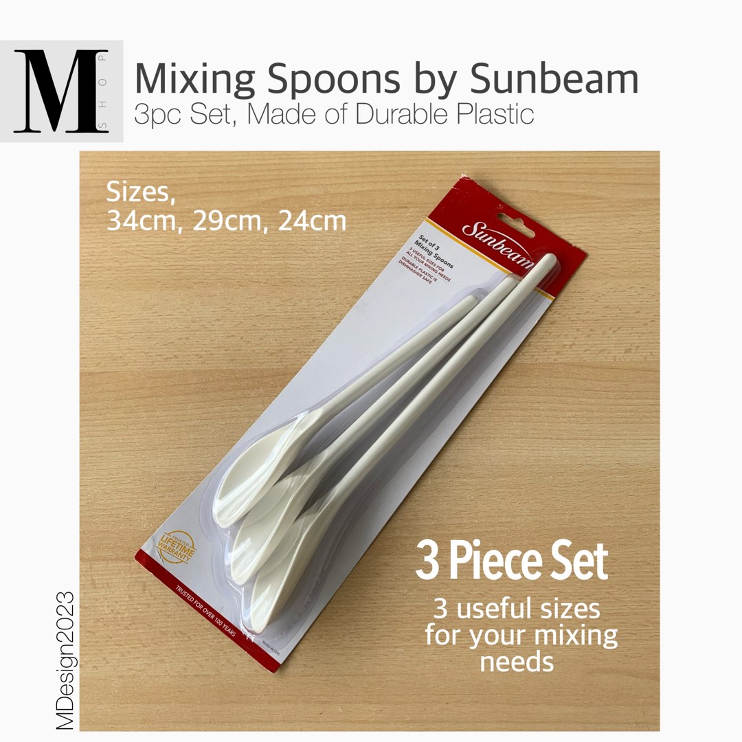 Mixing Spoon Set by Sunbeam, Furniture & Home Living, Kitchenware ...