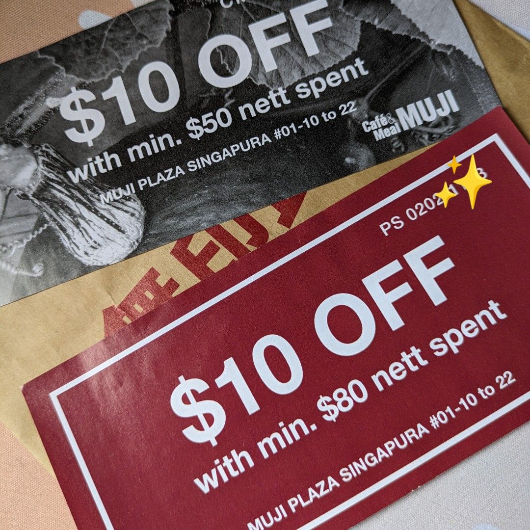 Muji Voucher, Tickets & Vouchers, Vouchers on Carousell
