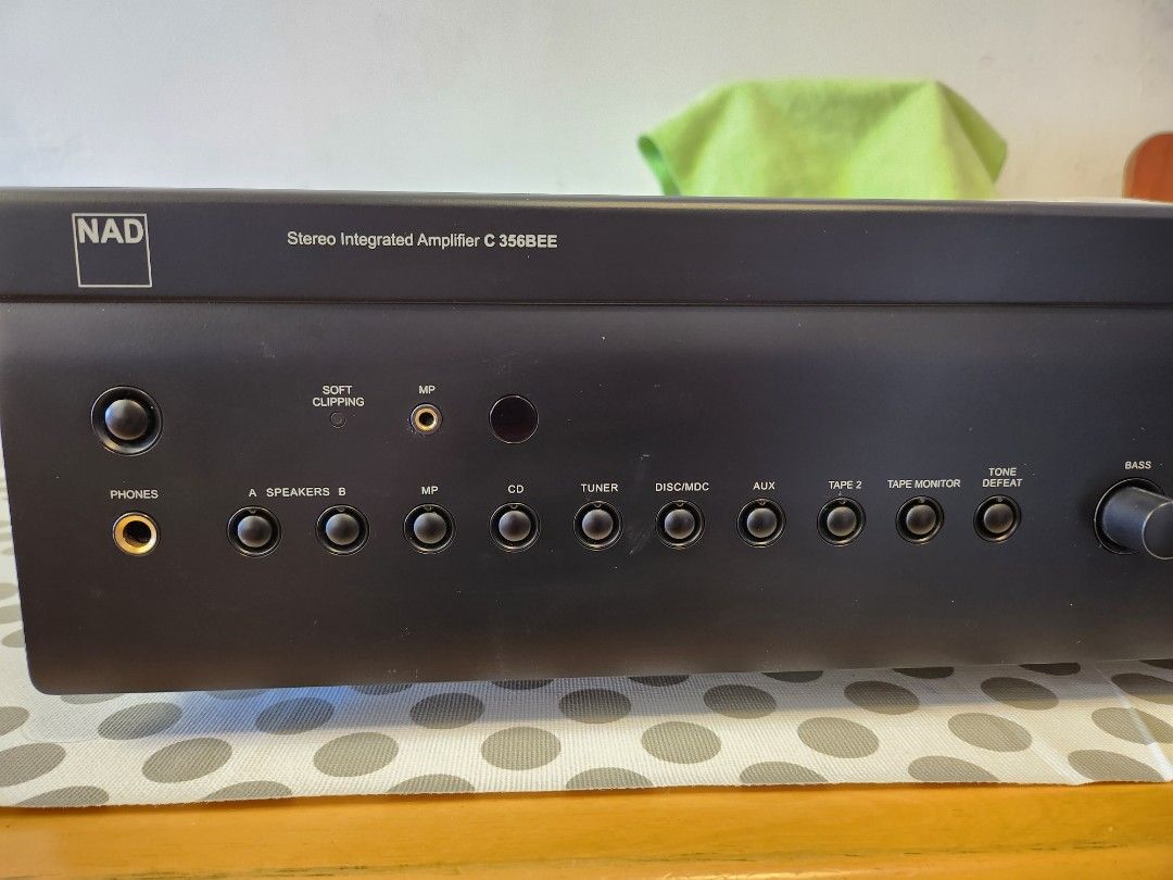 NAD C 356 BEE stereo integrated amplifier with usb dac module, 音響器材 ...
