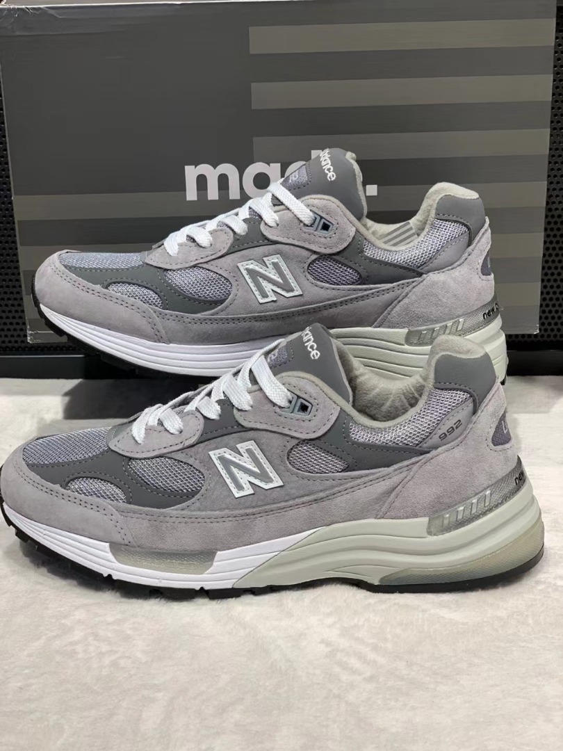 New Balance NB 992 Grey, Men's Fashion, Footwear, Casual shoes on Carousell