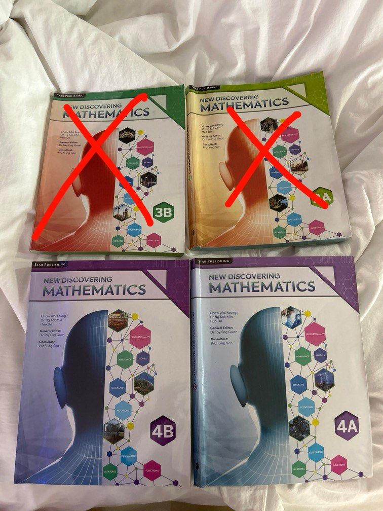 New Discovering Mathematics 3A, 3B, 4A, 4B, Hobbies & Toys, Books ...