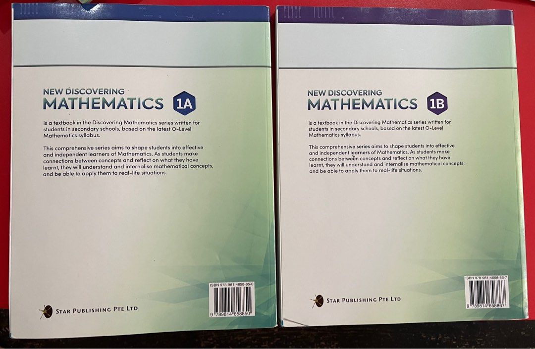 New Discovering Maths - Sec 1A & 1B, Hobbies & Toys, Books & Magazines, Textbooks on Carousell
