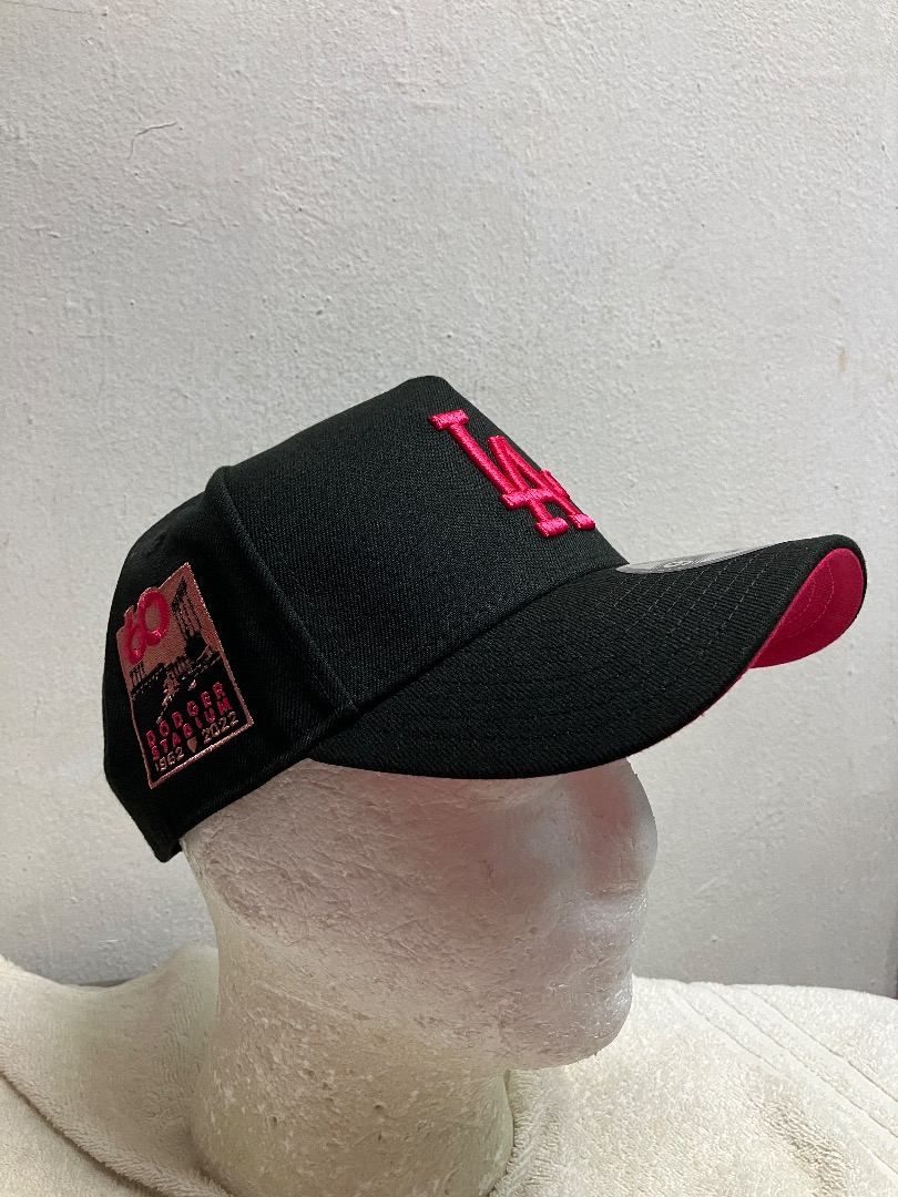 New Era 9Forty (A) LA Dodgers Black Cap Rose Nights/ Rose UV 60th DS ...