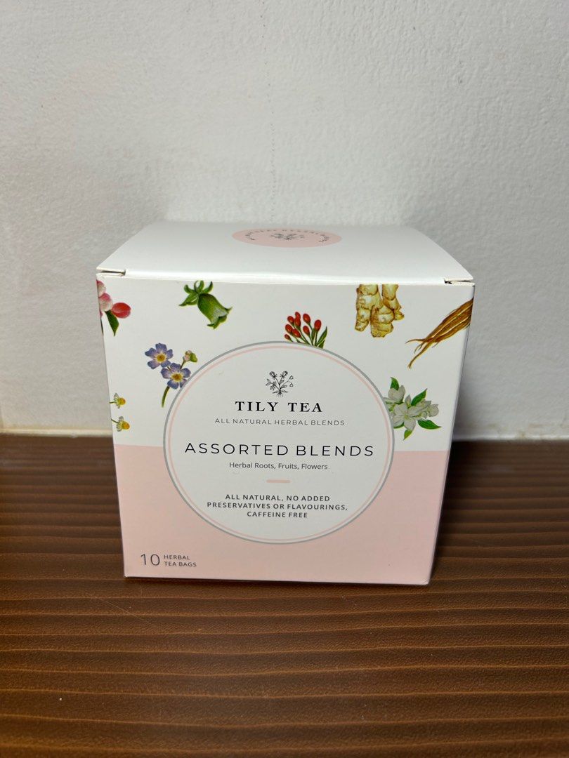 (NEW) Tily Tea Assorted Blends 10 Herbal Tea Bags (Teabags), Food ...