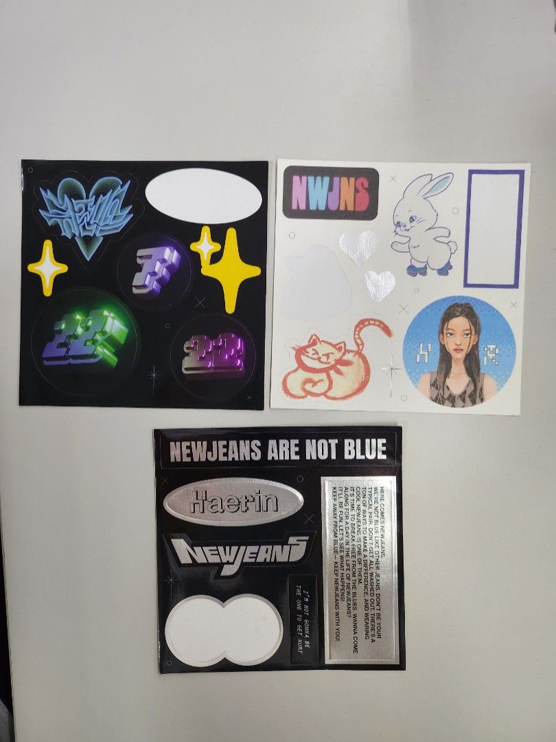 newjeans ID card & stickers, Hobbies & Toys, Memorabilia & Collectibles ...