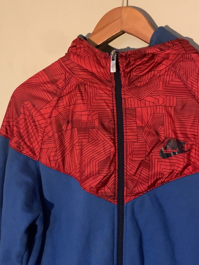 NIKE TWO TONE HOODIE JACKET SPIDERMAN COLORWAY (RED/BLUE), Men's ...