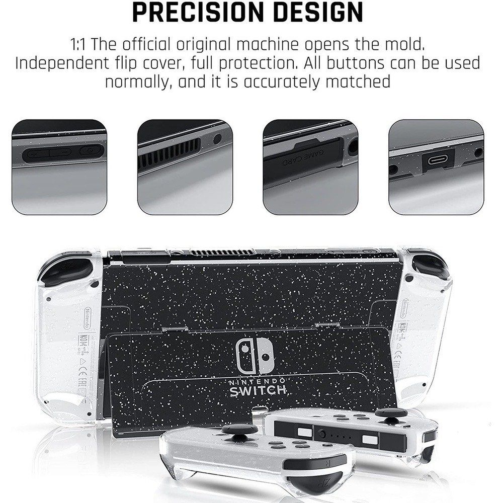 Nintendo Switch Crystal Protector (OLED), Mobile Phones & Gadgets, Mobile & Gadget Accessories ...