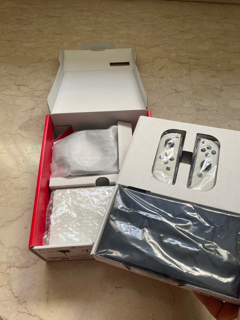 Nintendo Switch OLED with preloaded games and memory card, Video Gaming ...