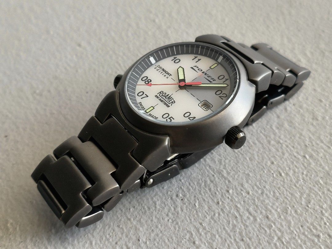 NOS Roamer Power 8 Quartz Watch, Men's Fashion, Watches & Accessories ...