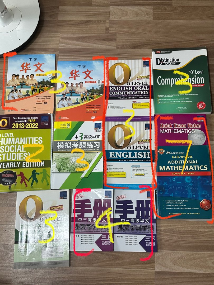 O Level Assessment Books Chinese English and Math, Hobbies & Toys, Books & Magazines, Assessment ...