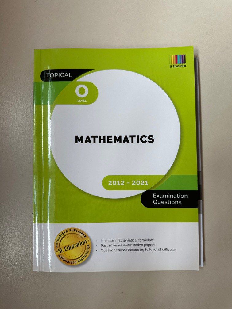 O Level TYS Mathematics, Hobbies & Toys, Books & Magazines, Assessment ...