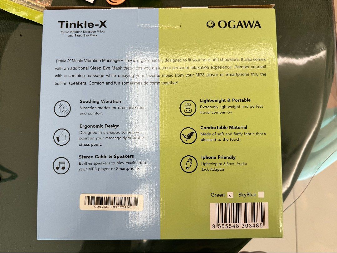 Ogawa Tinkle-X, Health & Nutrition, Massage Devices on Carousell