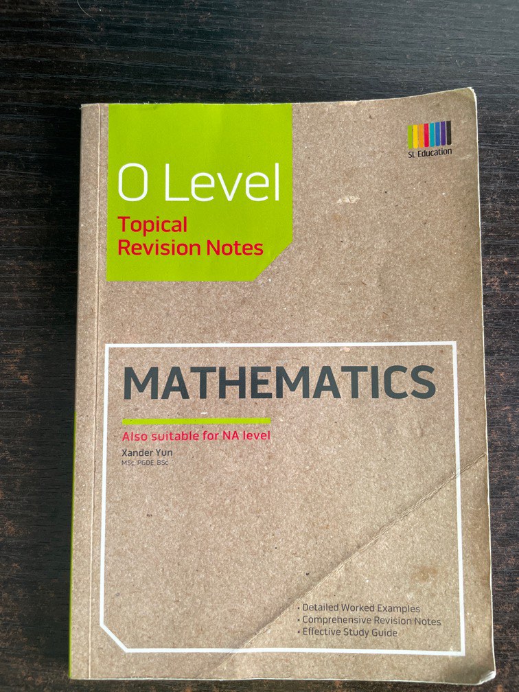 o'lvl topical revision notes mathematics, Hobbies & Toys, Books ...