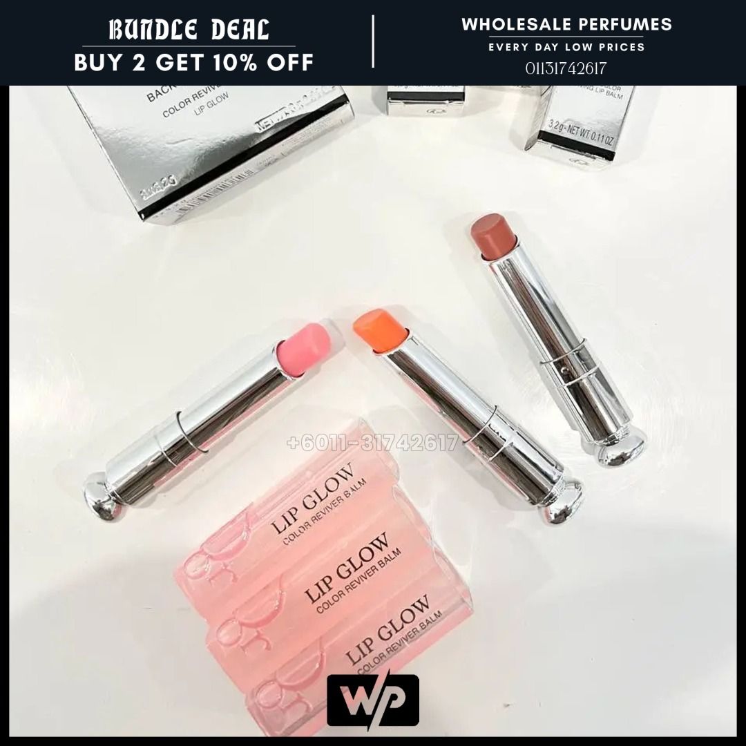 [ORIGINAL] DIOR ADDICT LIP GLOW SET 3IN1 (001,004,012), Beauty ...