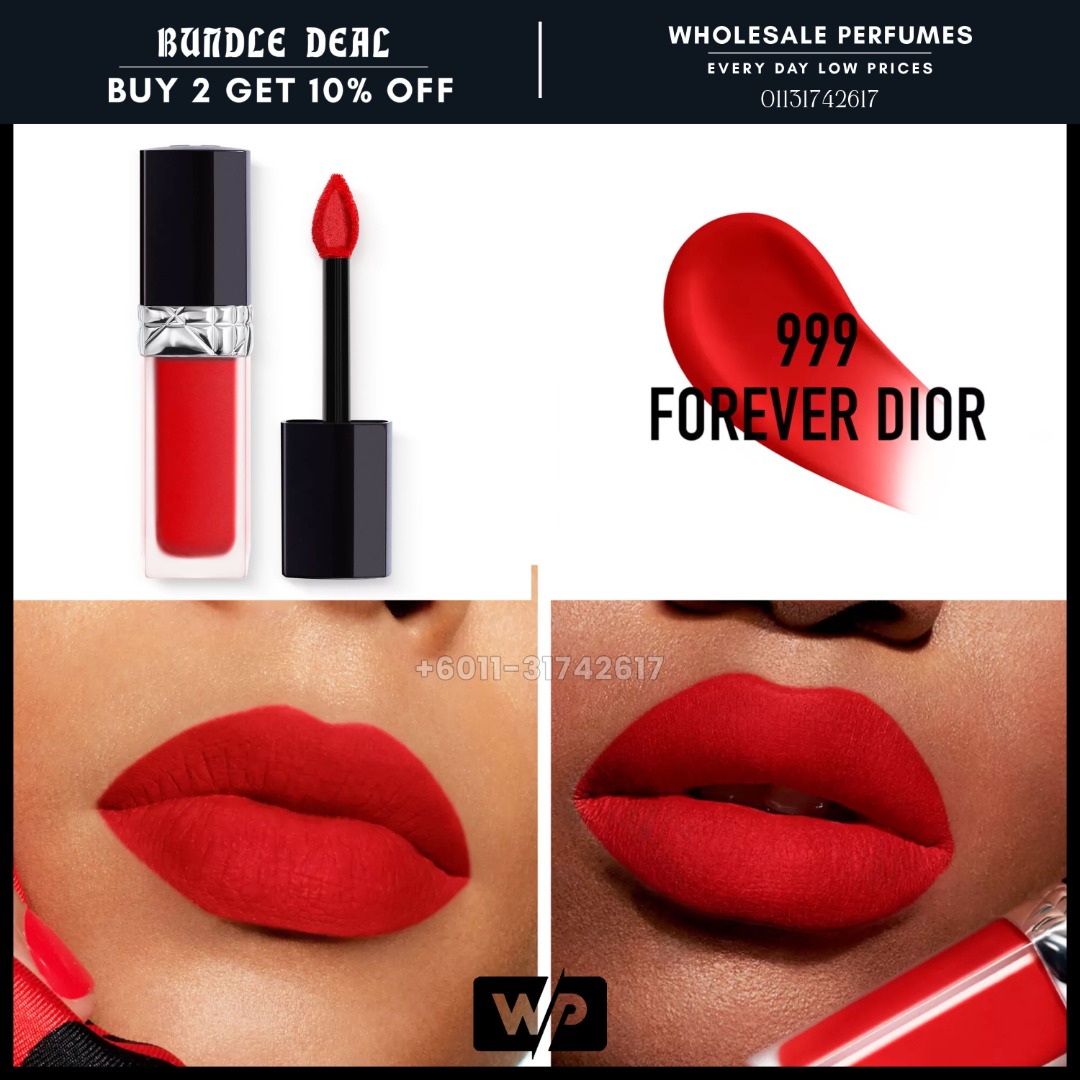 [ORIGINAL] ROUGE DIOR FOREVER LIQUID [999 Forever Dior], Beauty & Personal Care, Face, Makeup on ...