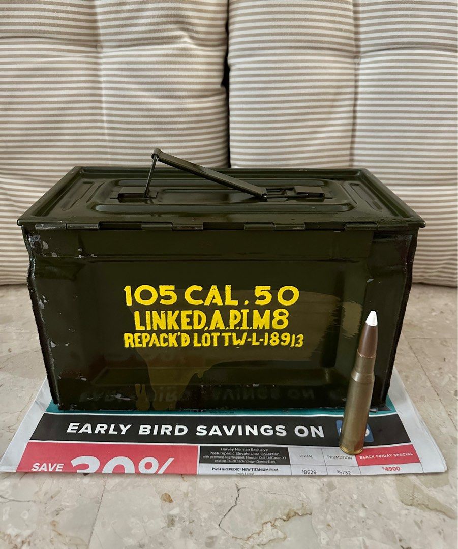 Original WW2 US Army/ USAF .50 Cal Ammo Box, Hobbies & Toys ...