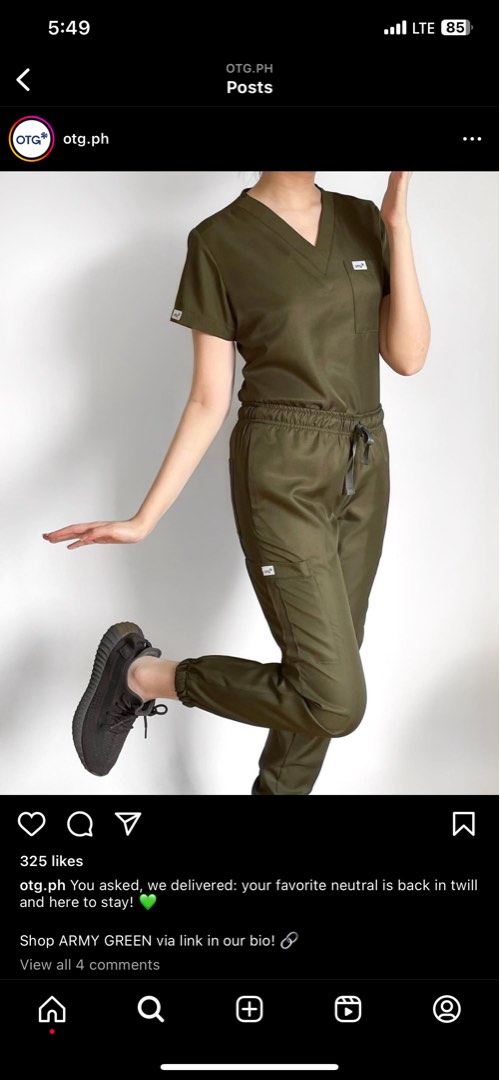 OTG Scrubs (Twill), Women's Fashion, Activewear on Carousell