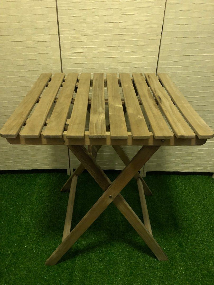 Outdoor Table & X4 Chairs (IKEA Nammaro), Furniture & Home Living ...
