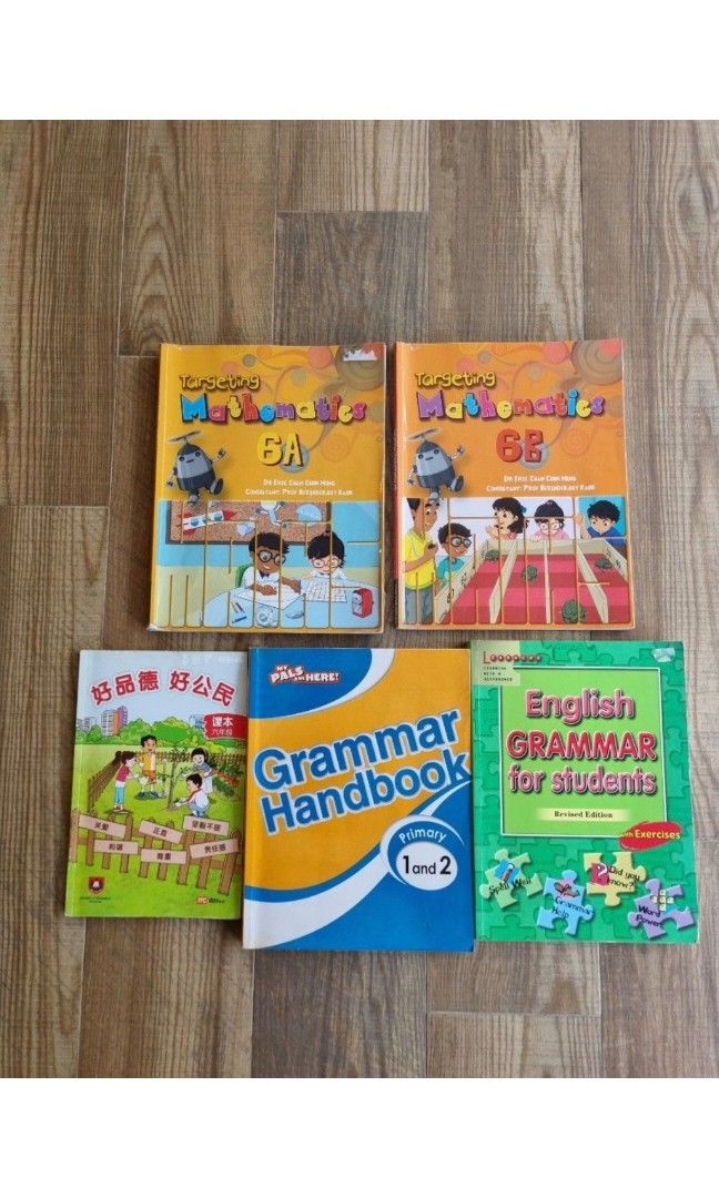 P6 and P5 school textbooks my pals are here, targeting math,, Hobbies ...