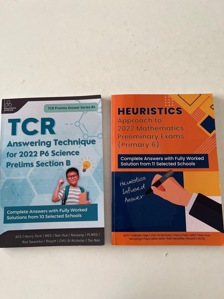 P6 PSLE Math & Science Prelim 2022 Answer Key, Hobbies & Toys, Books ...