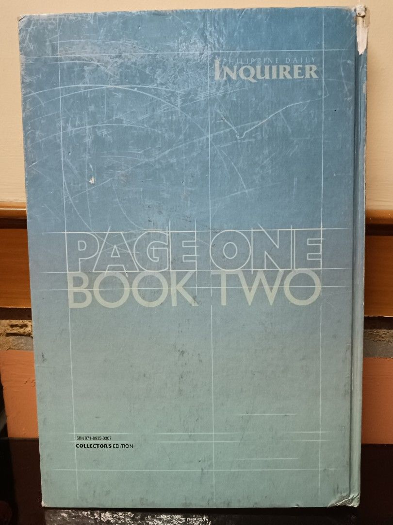 Page one, book two : Philippine Daily Inquirer front pages 1996-2001, Hobbies & Toys, Books ...