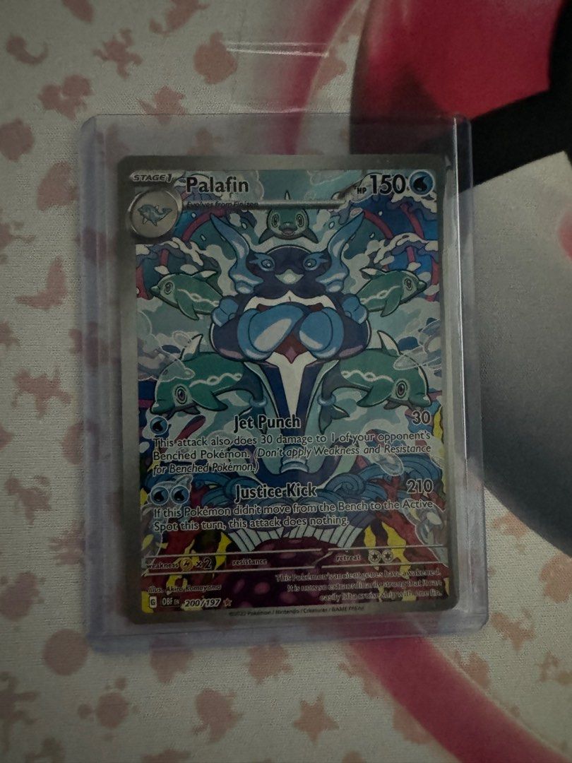 Palafin Pokemon Card, Hobbies & Toys, Toys & Games on Carousell