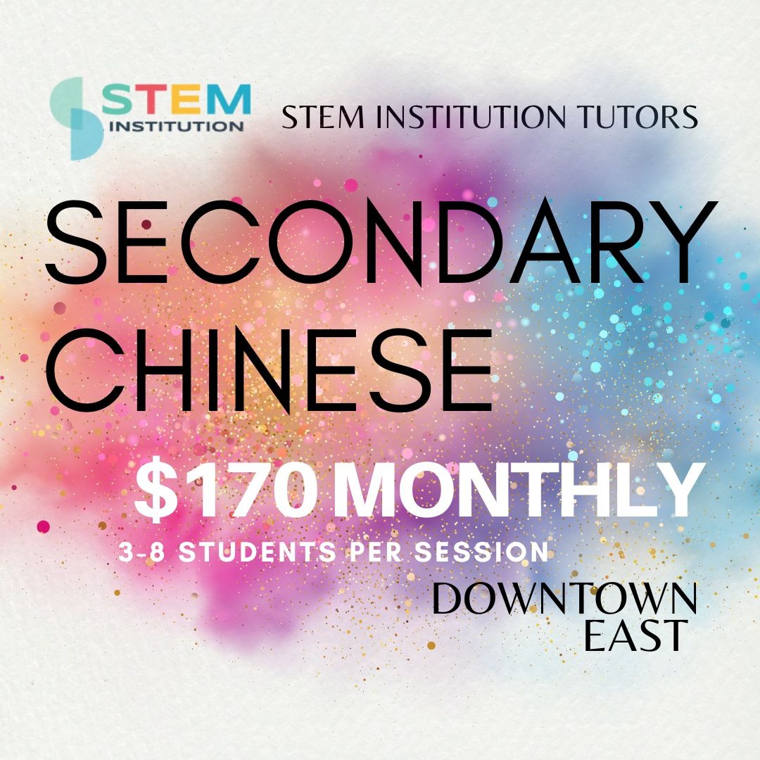 PASIR RIS SECONDARY CHINESE TUITION - Sec 1 2 3 4 5 Chinese Tuition Sec ...
