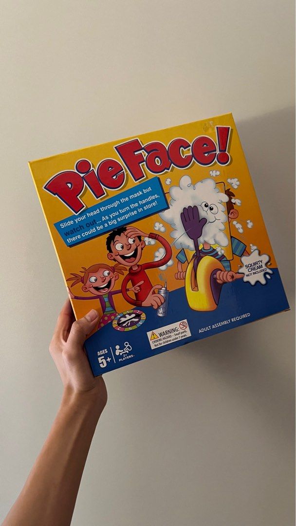 PieFace game, Hobbies & Toys, Toys & Games on Carousell