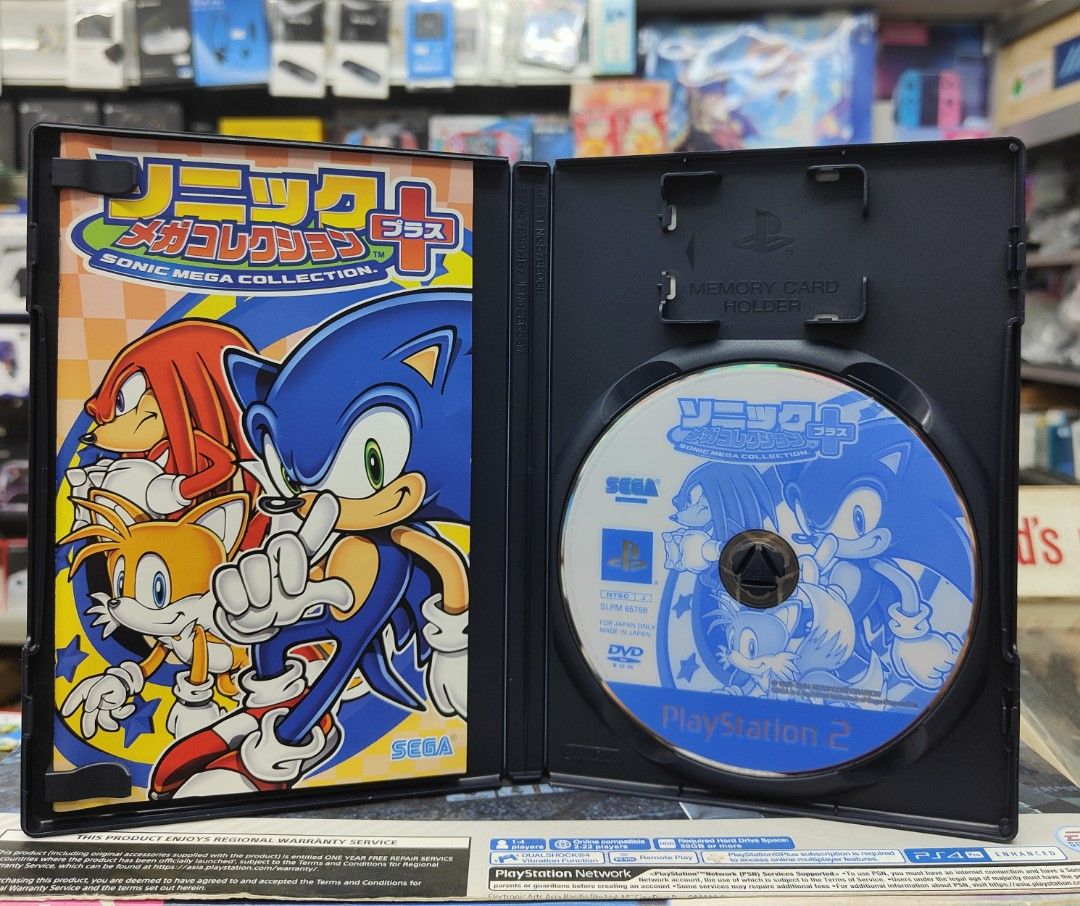 PS2 Sonic Mega Collection Plus, Video Gaming, Video Games, PlayStation ...