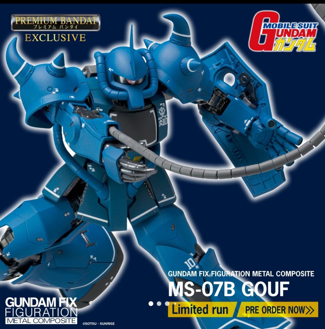 (Po) Gffmc Gundam fix figuration metal composite MS-07B Gouf ( Metal ...