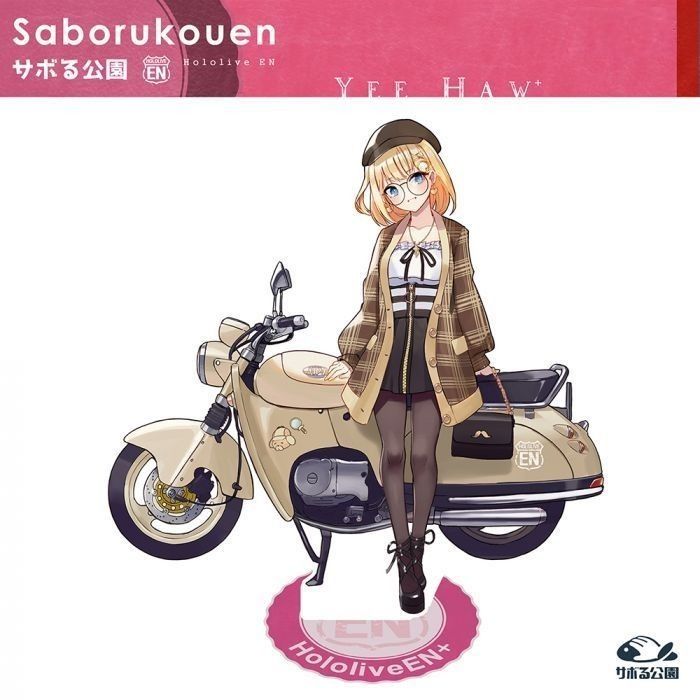 [PO till 1 Dec 2023] Hololive EN bike ver. acrylic stand calli ina kiara ame, Hobbies & Toys ...