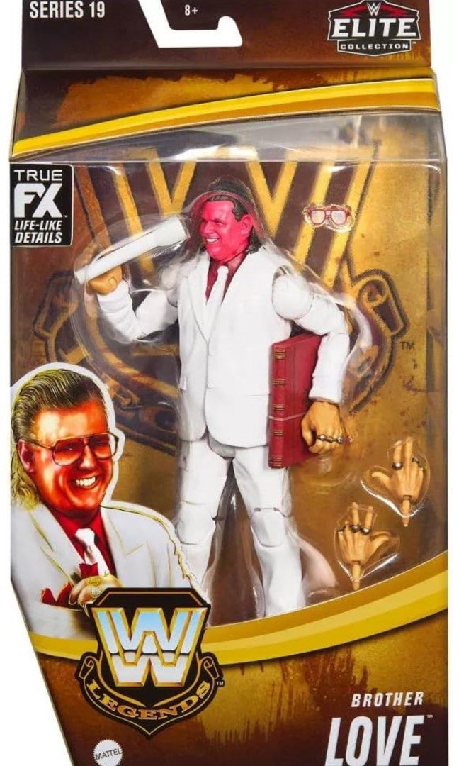 [PO] WWE Mattel Elite Legends 19 Brother Love WWF/WCW (NOT AEW Jazwares ...