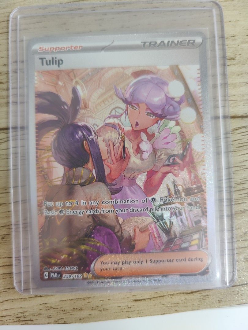 Pokemon TCG Tulip SIR, Hobbies & Toys, Toys & Games on Carousell