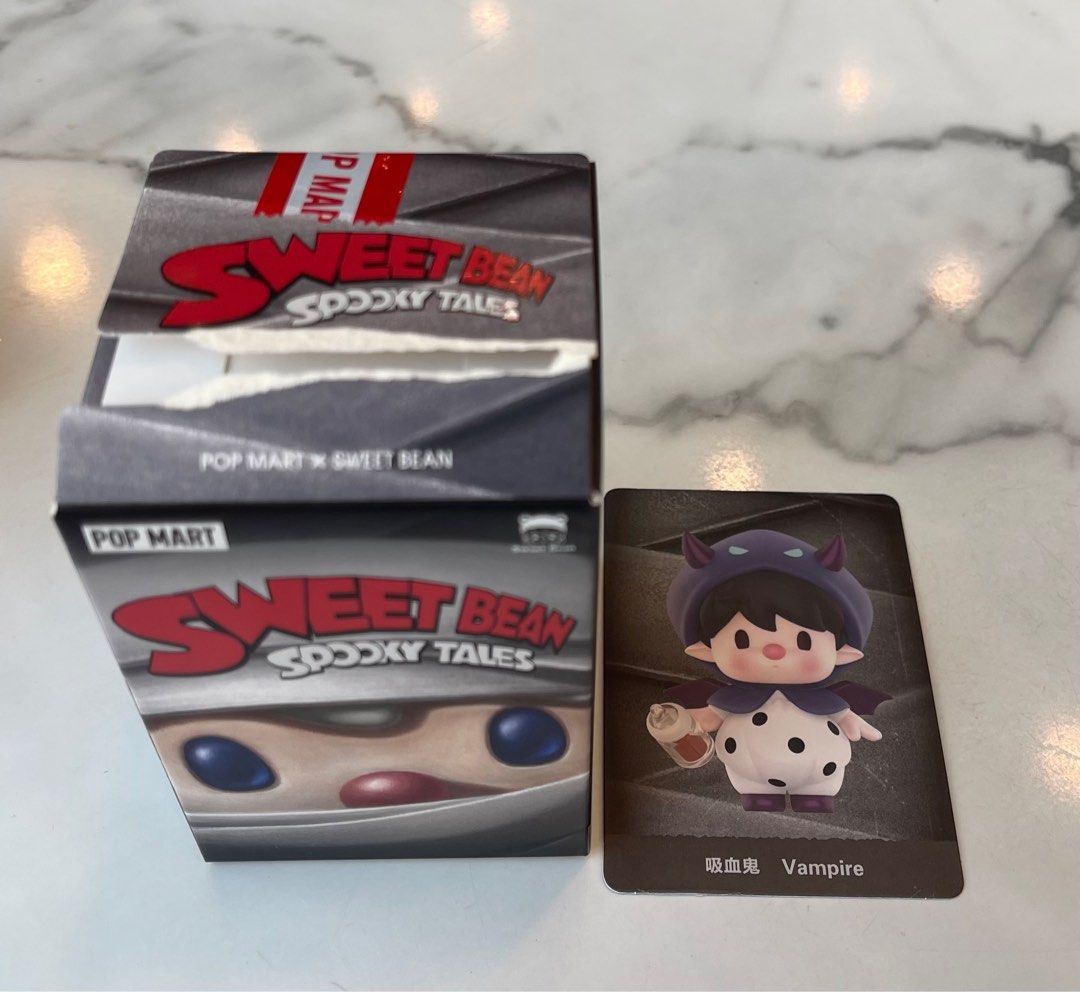Popmart Sweet Bean Spooky Tales Vampire, Hobbies & Toys, Toys & Games ...