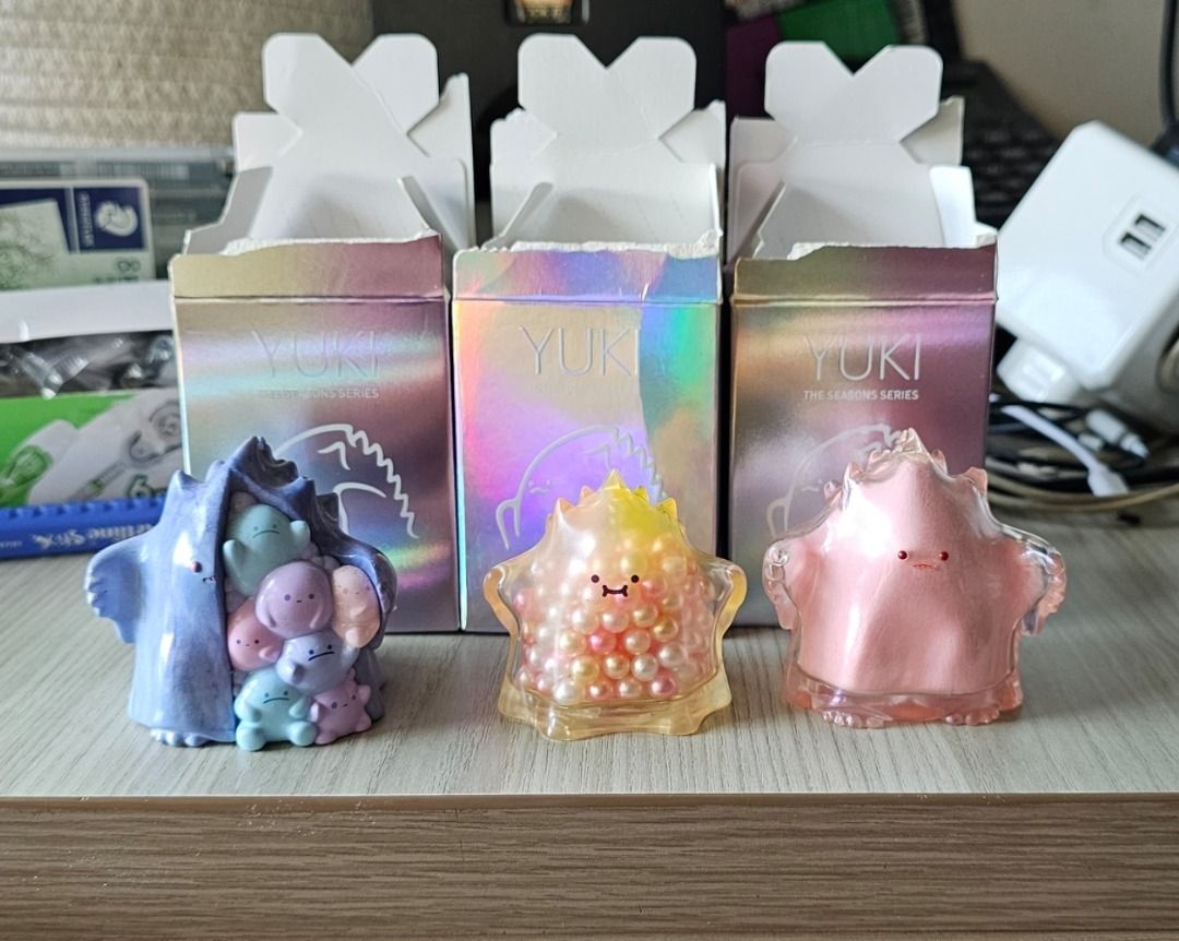 Popmart Yuki, set of 3 pcs, Hobbies & Toys, Toys & Games on Carousell