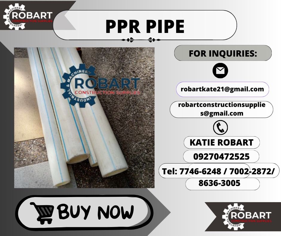 PPR Pipe, Commercial & Industrial, Construction Tools & Equipment on ...