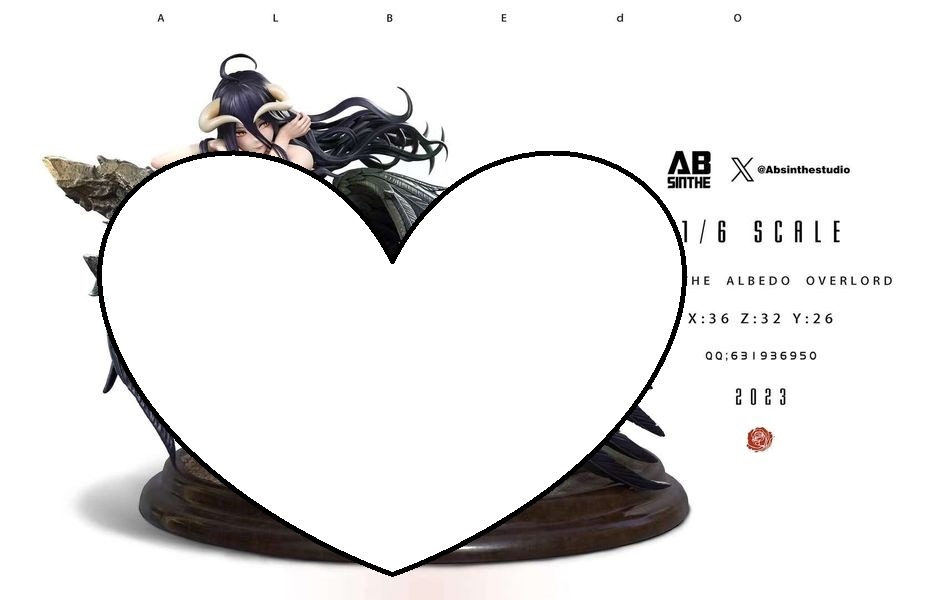 【PRE-ORDER】 ABsinthe Studio - Albedo Overlord Resin Statue GK Anime ...
