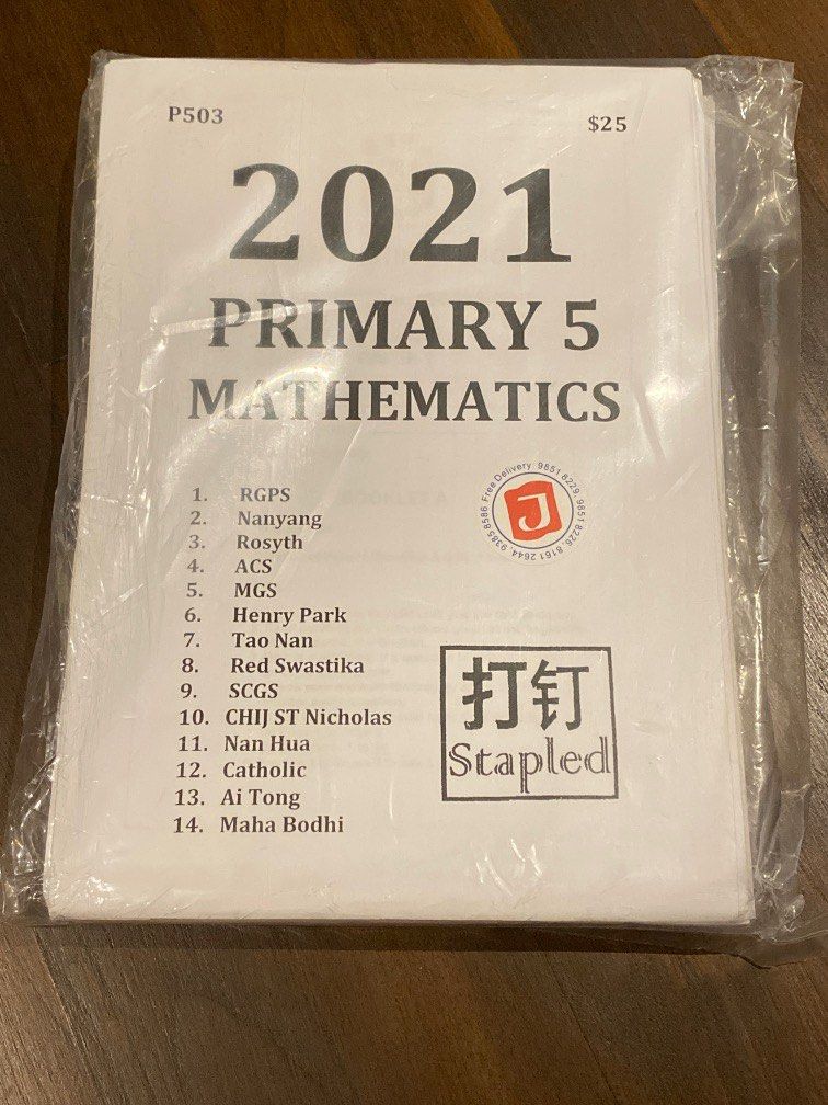 Primary 5 Math School Exam Papers, Everything Else on Carousell