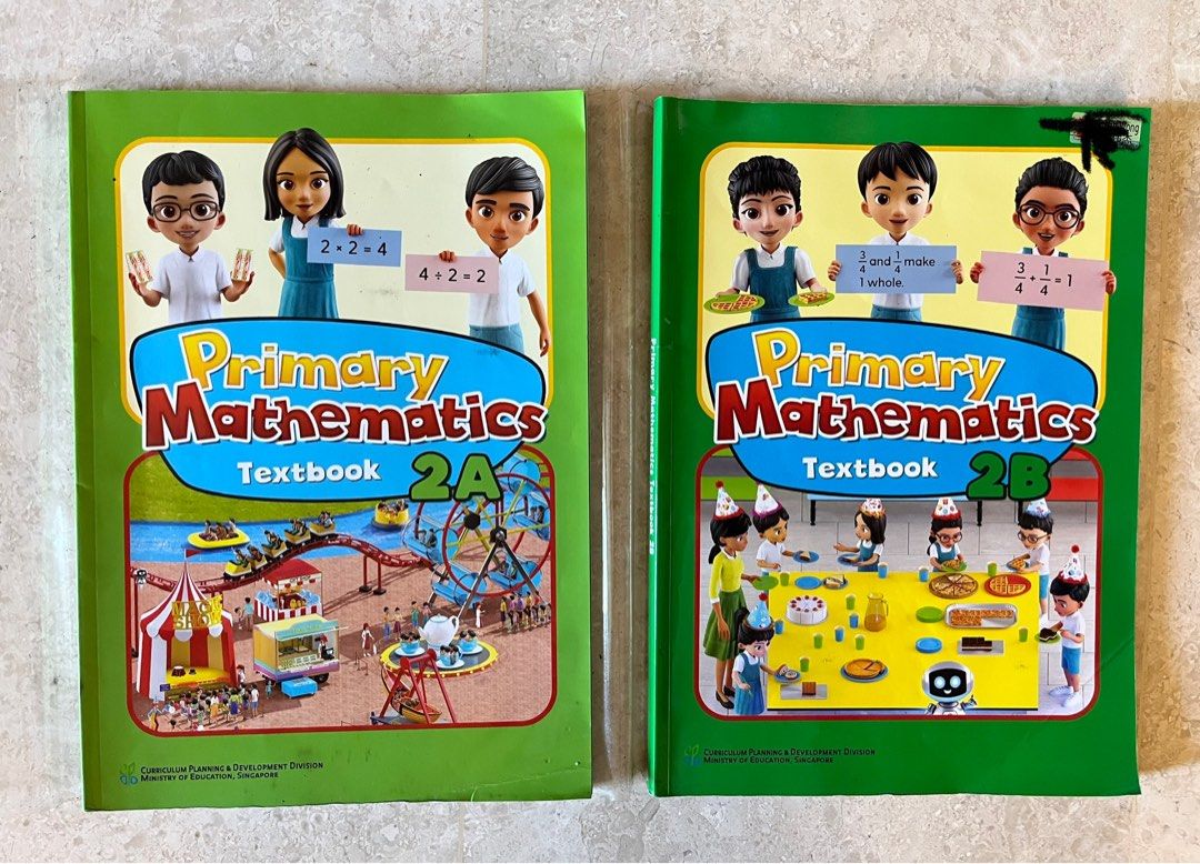 Primary Mathematics 2A 2B Star Publishing, Hobbies & Toys, Books ...