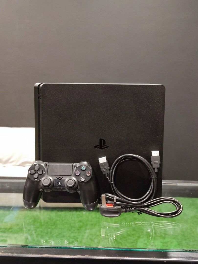 PS4 SLIM 500GB USED CONSOLE, Video Gaming, Video Game Consoles, PlayStation on Carousell
