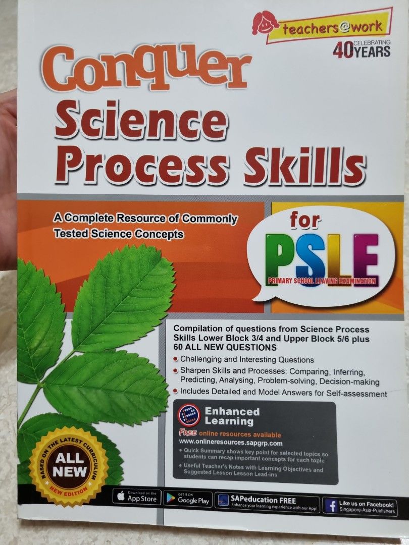 PSLE Conquer Science Process Skills, Hobbies & Toys, Books & Magazines ...