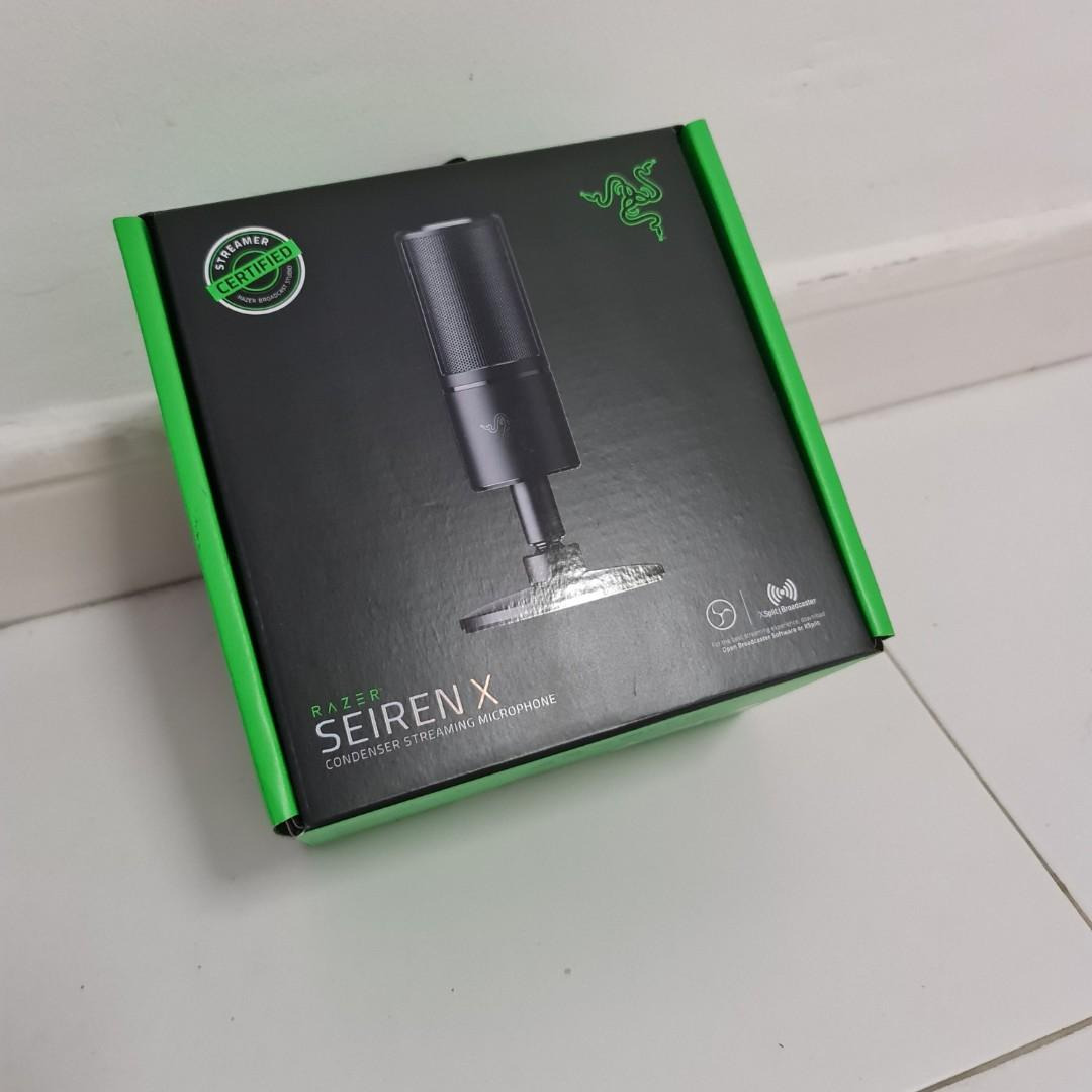 Razer Seiren X USB Microphone, Audio, Microphones on Carousell